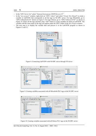 Improved Control And Monitor Two Different PLC Using LabVIEW And NI OPC Server PDF