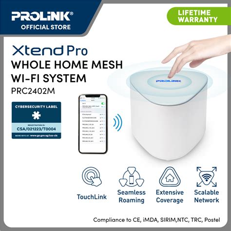 Prolink AC Dual Band Gigabit Mesh Router With USB For External HDD Ft WiFi Coverage
