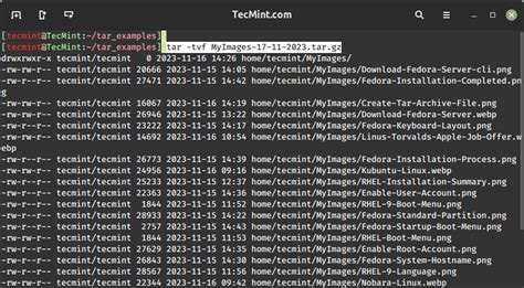 Useful Tar Command Examples For Every Linux Sysadmin