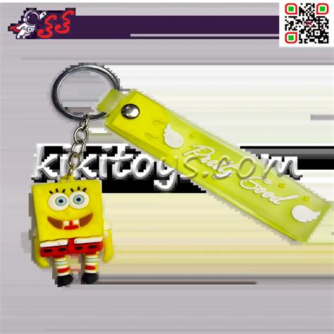 جاکلیدی و آویز سیلیکونی مدل باب اسفنجی کی کی تویزقیمتخرید تخفیف