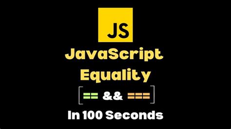 Learn Javascript Equality In 100 Seconds Nishant Kumar Posted On The Topic Linkedin