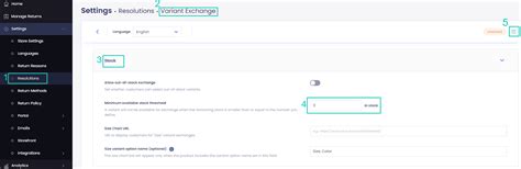 Minimum Stock Threshold