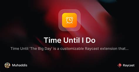 raycast store time until i do