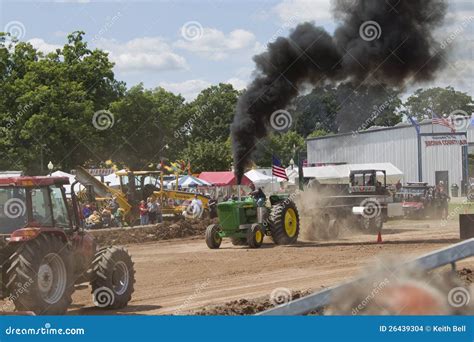 John Deere 6030 Tractor Pulling Editorial Stock Image Image Of