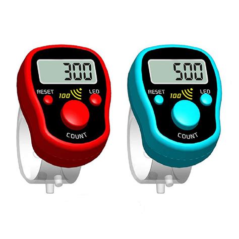Random Color Finger Counter Digital Led Electronic Handheld Tally Counter Clicker Finger Ring
