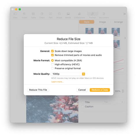 How To Reduce File Size On Your Mac