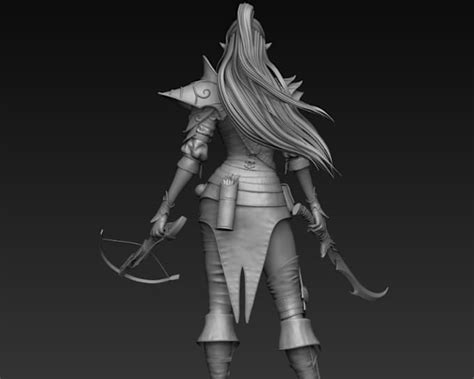 sculpt 3d toy anime dnd miniatures nsfw 3d stl file for printing