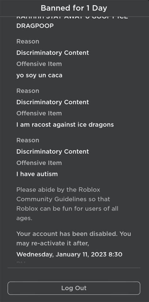 Roblox Ban Image