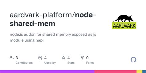 Github Aardvark Platformnode Shared Mem Nodejs Addon For Shared Memory Exposed As Js Module
