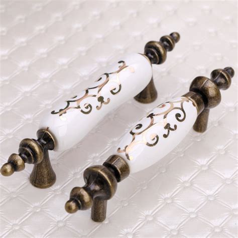 Ceramic Dresser Pulls Handles Knobs Drawer Pulls Handles Kitchen