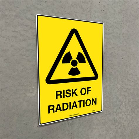 Warning Risk Of Radiation Sign Next Day Safety Warning Risk Of Radiation Sign Next Day Safety
