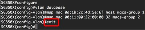 MAC Based VLAN Groups On Sx Or Sx Switch Using CLI Cisco
