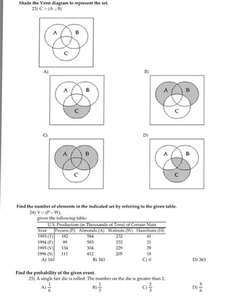 Shade Venn Diagram Calculator