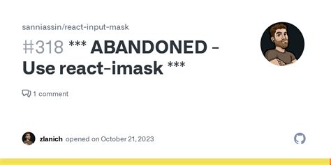Abandoned Use React Imask · Issue 318 · Sanniassinreact Input