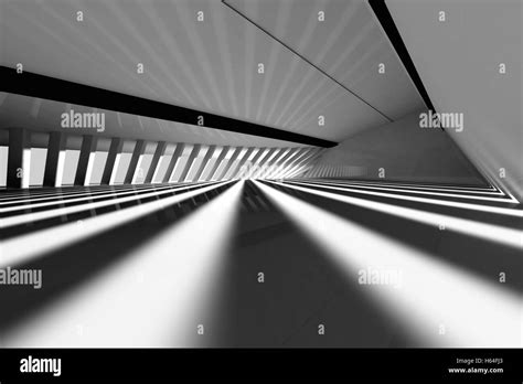 3d Rendered Illustration Architecture Visualization Of A Futuristic