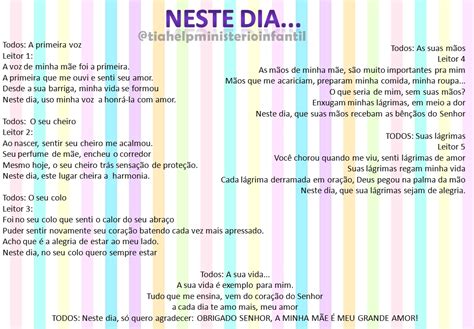 Jogral Para O Dia Das Mães Na Igreja Retoedu