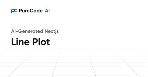 Generate Nextjs Line Plot Components Effortlessly Purecode Ai
