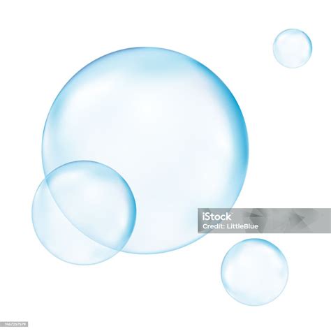 현실적인 투명 3d 거품 수중 비누 방울 벡터 일러스트 레이 션 공 스포츠 장비에 대한 스톡 벡터 아트 및 기타 이미지 공 스포츠 장비 기포 깨끗한 Istock