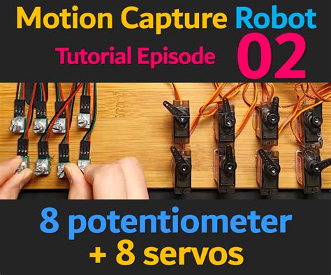 Control 8 Servo Motors Using 8 Potentiometers Humanoid Robot Ep 02