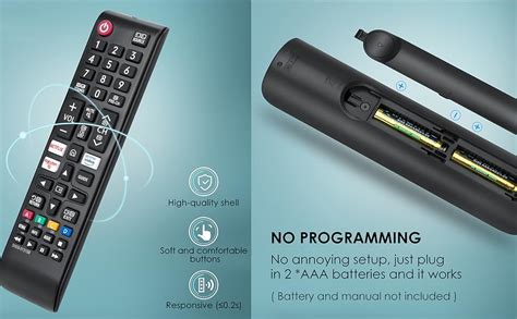 Lot De 2 Telecommande Universelle Pour Samsung Smart Tv Compatible