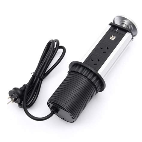 Jual Pop Pull Up Power Pod Socket Kitchen Worktop Desk Socket Extension Le Jakarta Timur