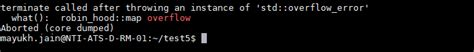 Terminate Called After Throwing An Instance Of Stdoverflowerror What Robinhoodmap