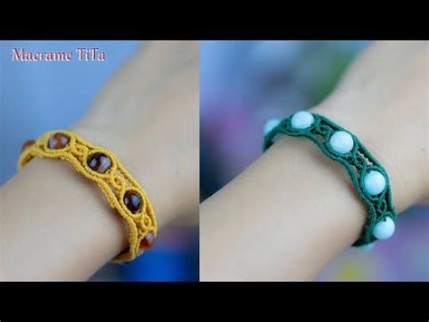 Macrame Tutorial Easy And Clearly DIY Macrame Bracelet Tutorial With Beads YouTu