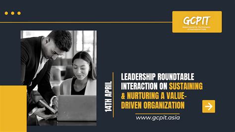 Sustaining And Nurturing A Value Driven Organization Global Council For