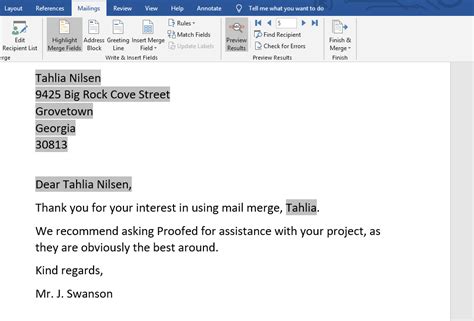 How To Use Mail Merge Excel To Microsoft Word Proofed