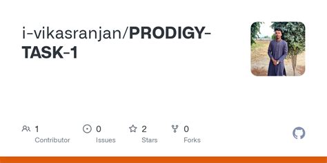 github i vikasranjan prodigy task 1