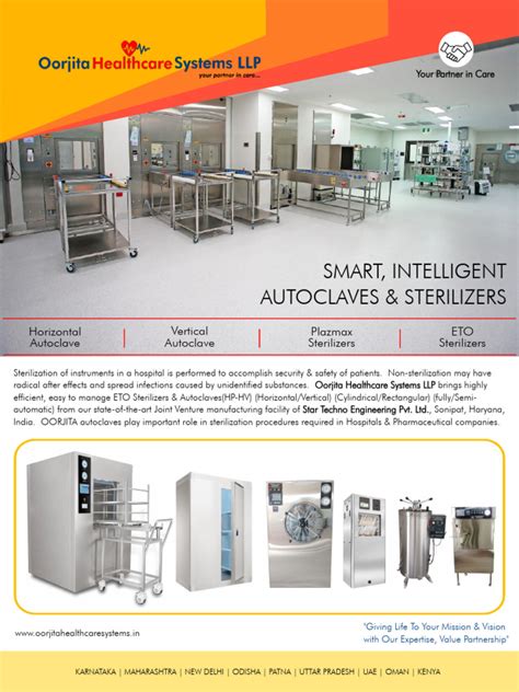 Ohs Autoclave Sterilizer Brochure 2023 V4 Pdf Sterilization