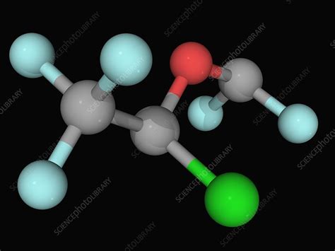 Isoflurane Molecule Stock Image F004 5791 Science Photo Library