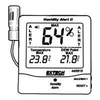 EXTECH INSTRUMENTS USER MANUAL Pdf Download ManualsLib
