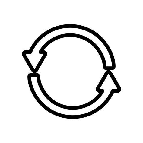 Refresh Undo Redo Rotation Arrows Isolated White Background 30724850 Vector Art At Vecteezy