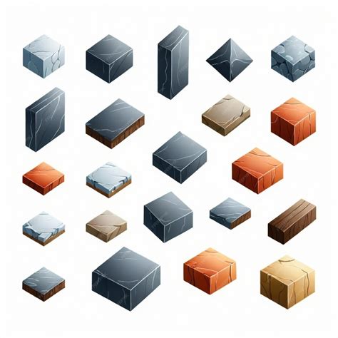 Premium Vector A Collection Of Brick Boxes With One That Says Quot