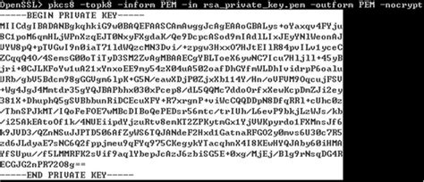Rsa密钥的生成与配置begin Rsa Private Key Csdn博客