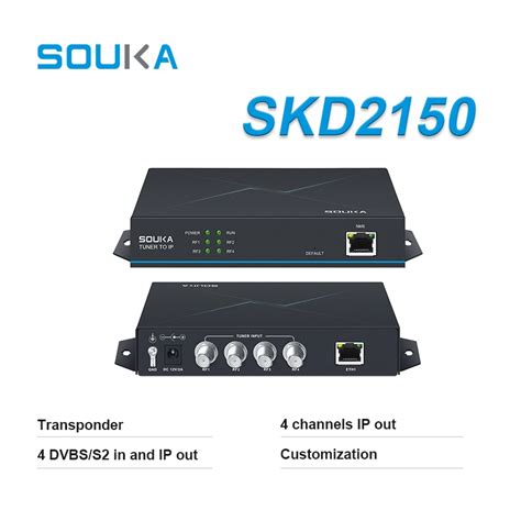 Digtal Headend IP Modulator Tuner To IP Gateway Digital Encoder Biss Decryption Streamer