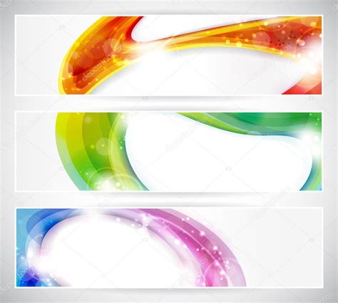 Abstract Colorful Vecter Header Set — Stock Vector © Wenani 9217367 Abstract Colorful Vecter Header Set — Stock Vector © Wenani 9217367