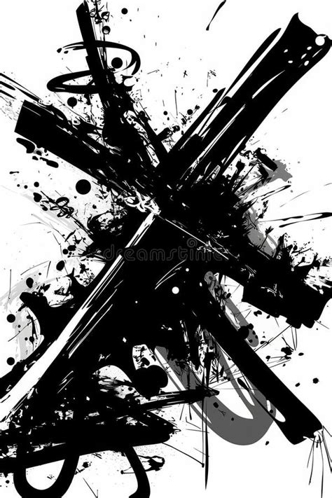Crossing Grunge Icon Intersection Spray Wall Art Symbol Cross