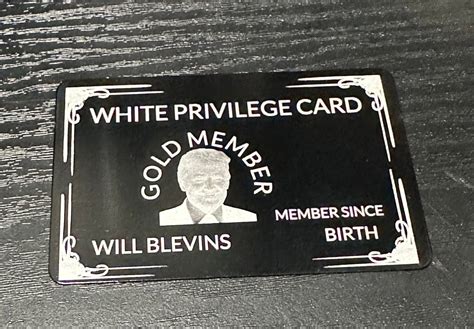 White Privilege Cards Etsy