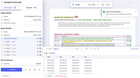 Update Date Format In Table Columns