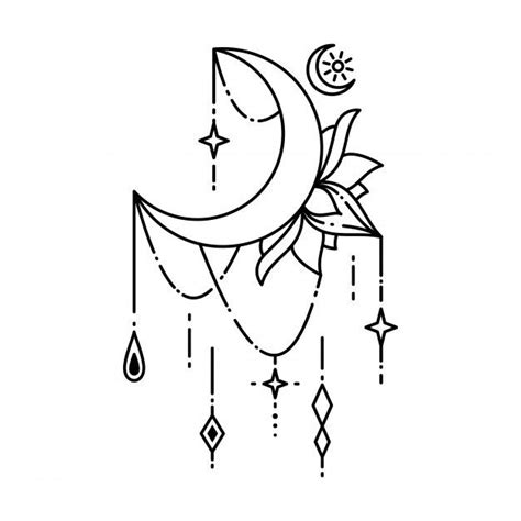 Simple Outline Tattoos