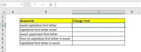 How To Capitalize First Letter In Excel