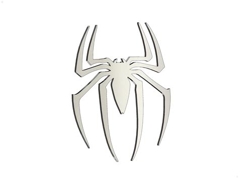 Spiderman Logo By Referentiel Download Free Stl Model