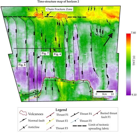 Time Structure Map Of Reflection 2 From 3 D Seismic Data Note The Download Scientific Diagram