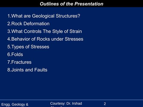 Solution What Are Geological Structures Studypool
