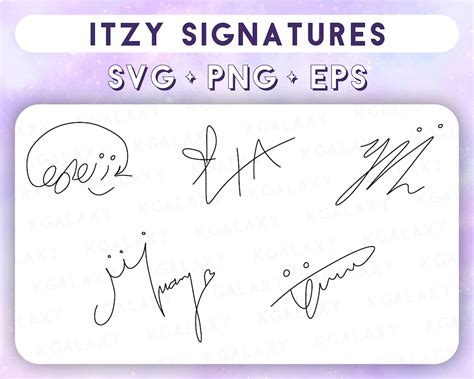 Itzy Merch Kpop Merch Itzy Svg Png And Eps Vector Files For Etsy