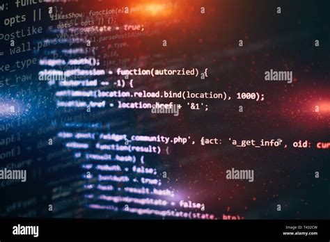 Programming Source Code HTML For Website Development Server Logs Analysis Stock Photo Alamy