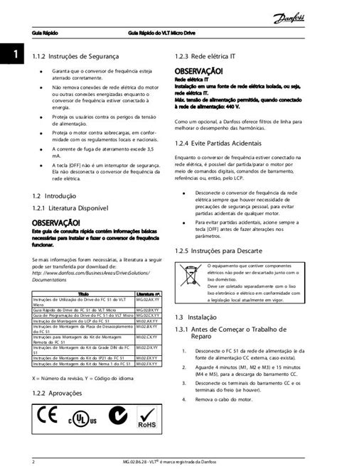 Manual Do Inversor De Frequência Danfoss