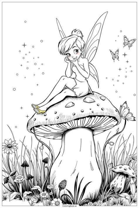 Printable Tinkerbell Coloring Pages 2025